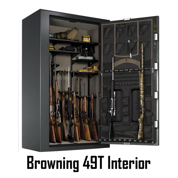 Silver 49T 2-Tone Sapphire Blue w/Elk Graphic - T&T Liberty Safe